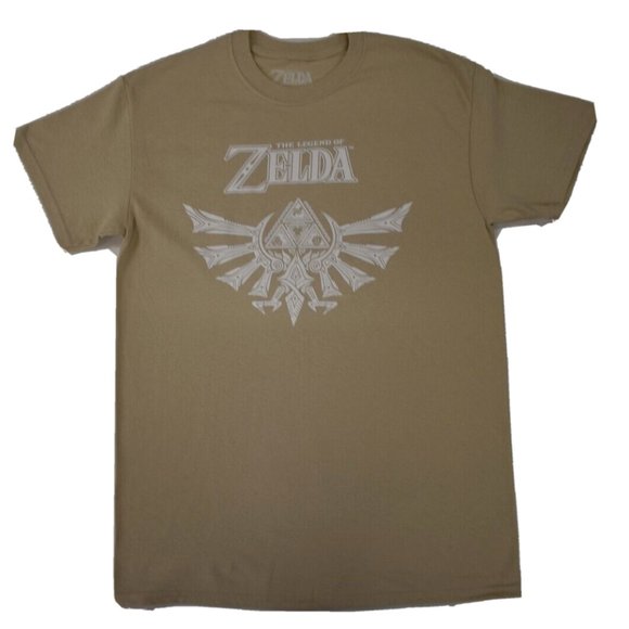 The Legend Of Zelda | Shirts | The Legend Of Zelda Mens Beige Shirt New ...